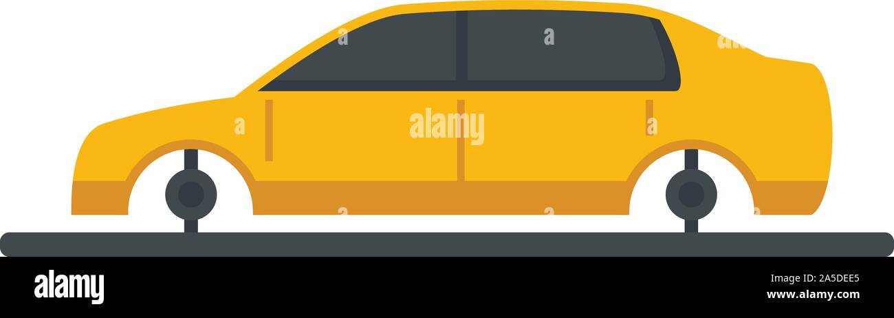 Car assembly icon. Flat illustration of car assembly vector icon for ...