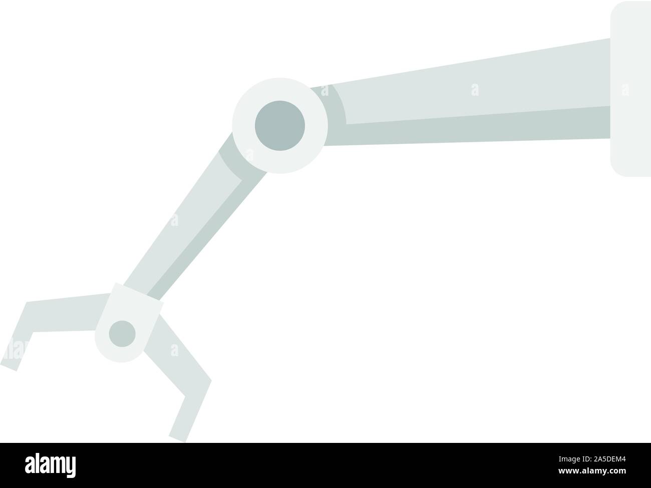 Assembly line robot icon. Flat illustration of assembly line robot ...