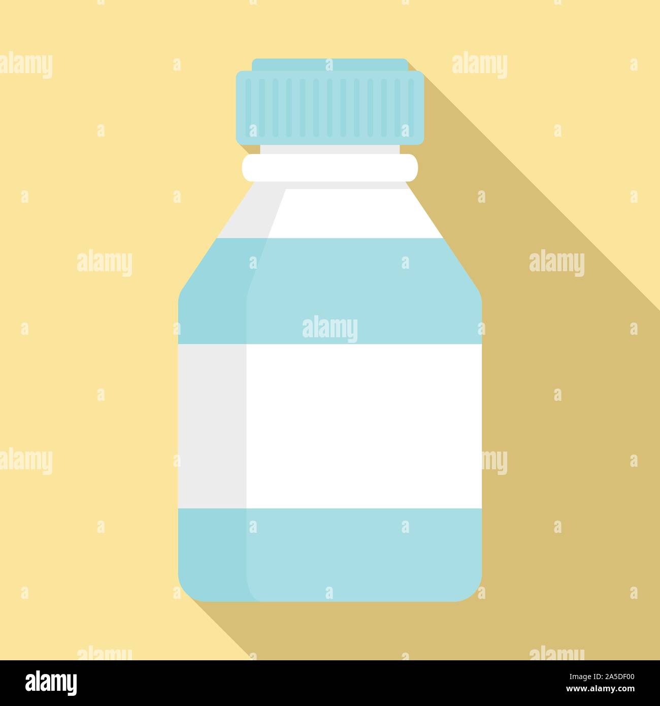 Medical bottle icon. Flat illustration of medical bottle vector icon ...