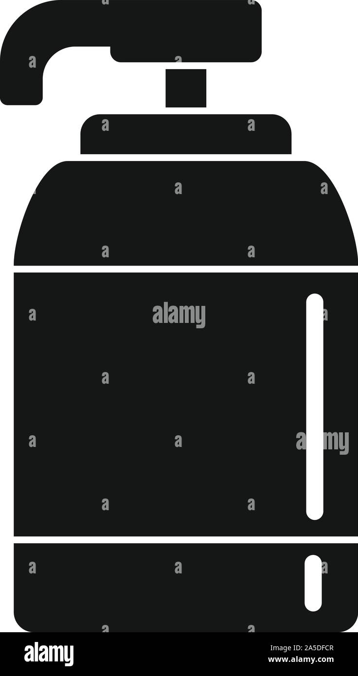 Soap dispenser icon. Simple illustration of soap dispenser vector icon ...