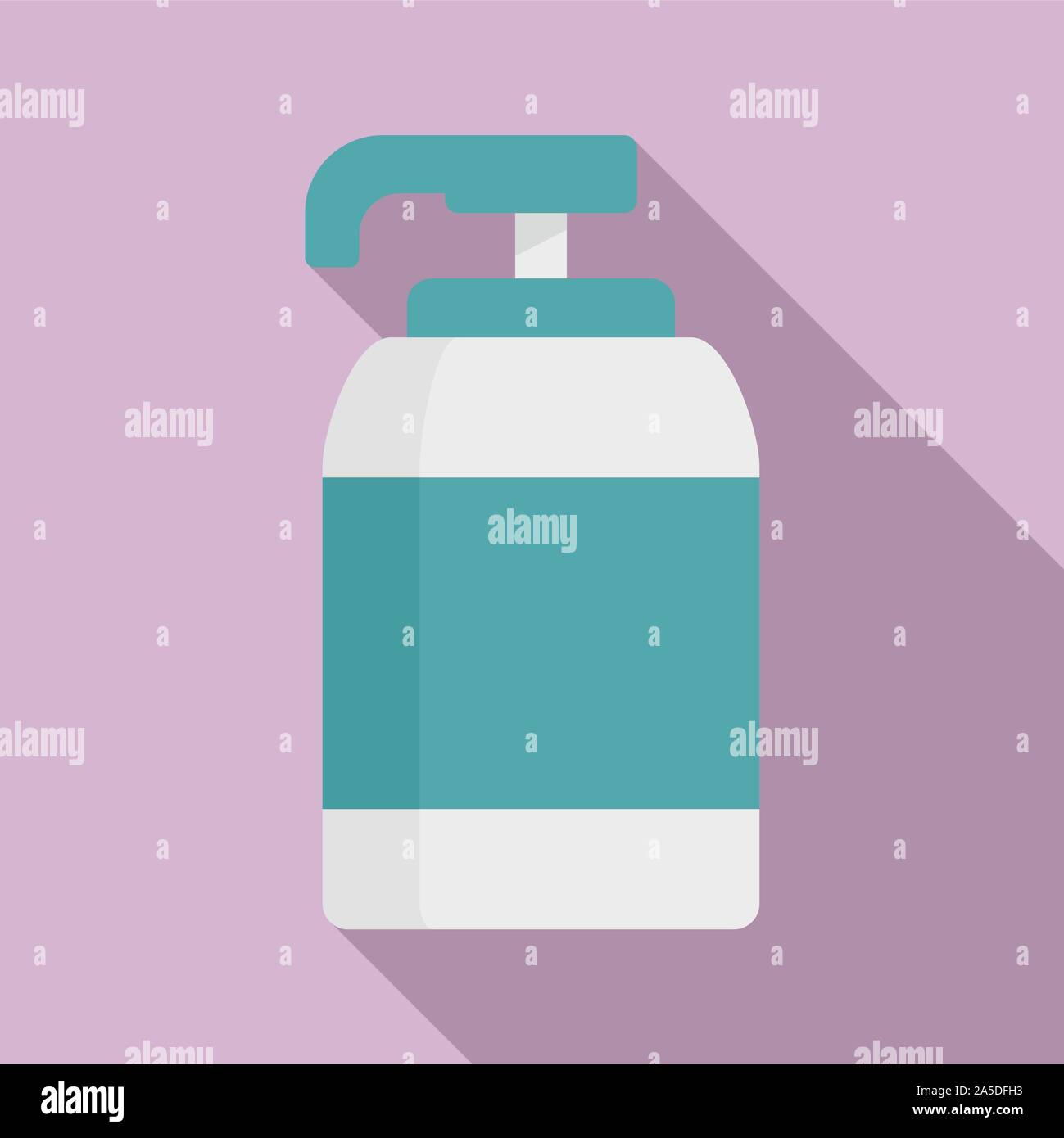 Soap dispenser icon. Flat illustration of soap dispenser vector icon ...