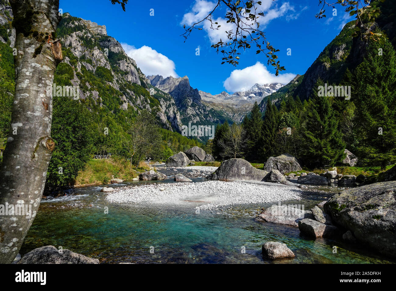 The beauty of the Val Masino, Mello, Mello Valley, Sondrio, Italian ...