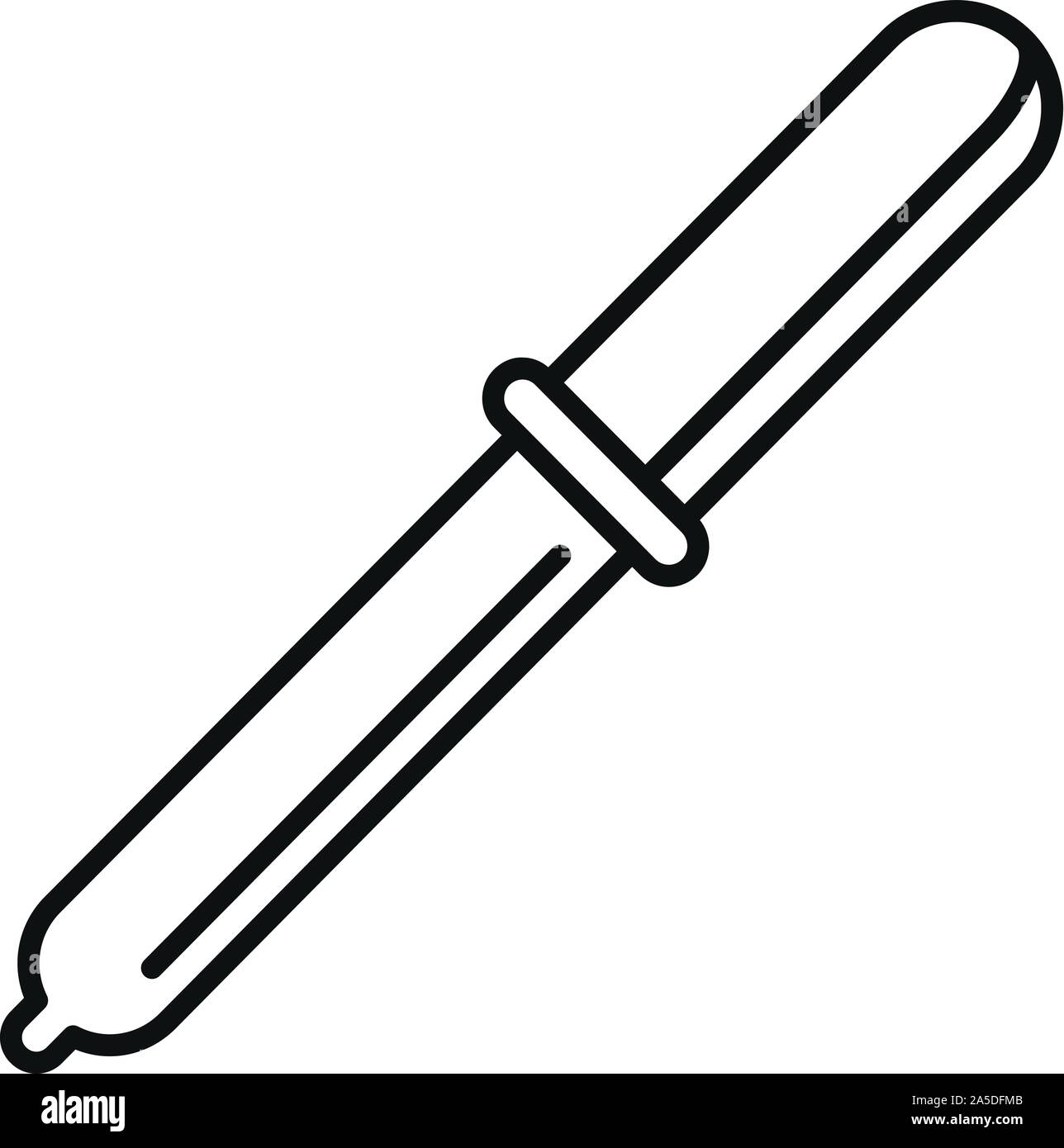 Medical pipette icon. Outline medical pipette vector icon for web ...