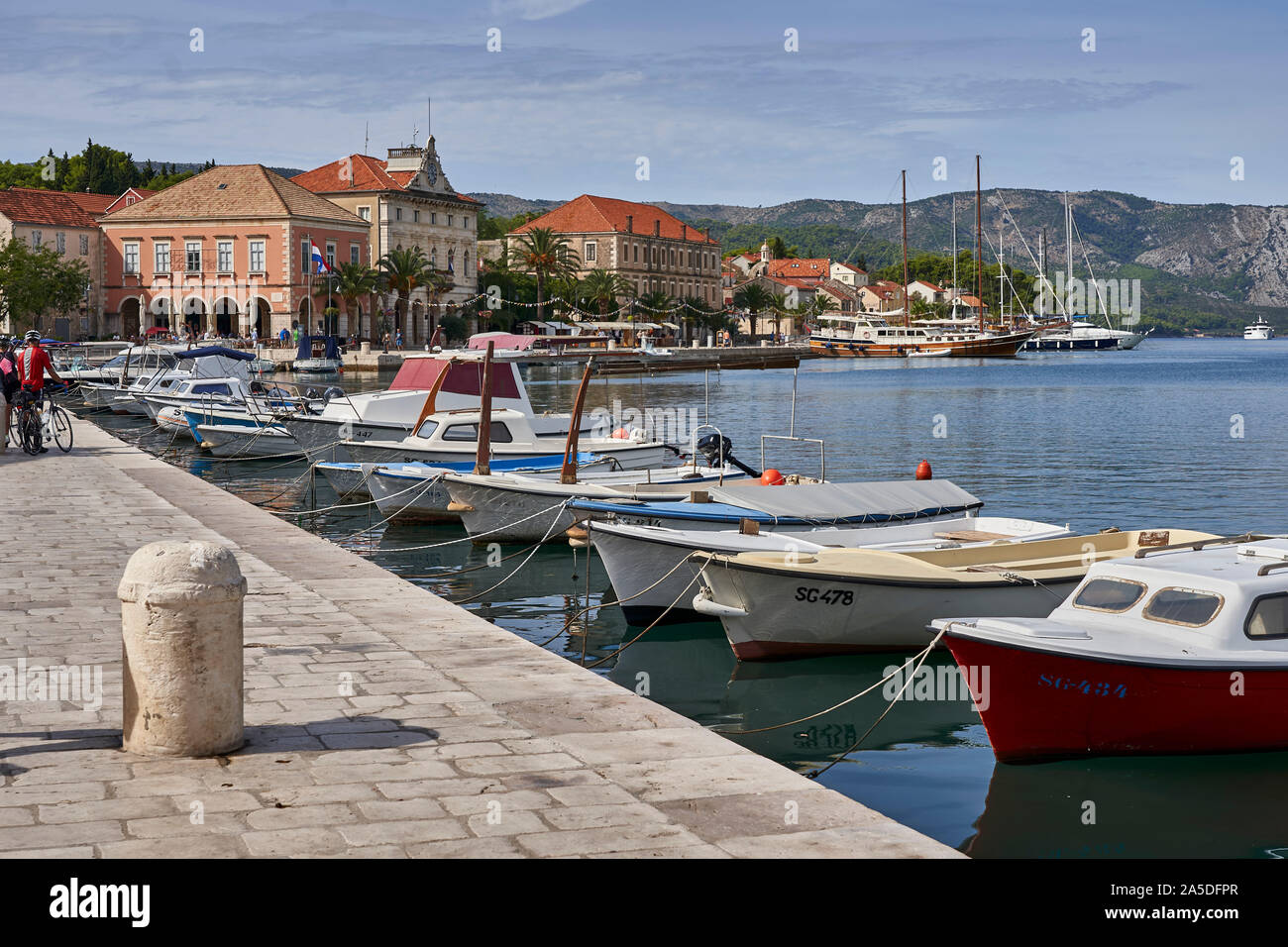 Harbour in hvar island hi-res stock photography and images - Alamy