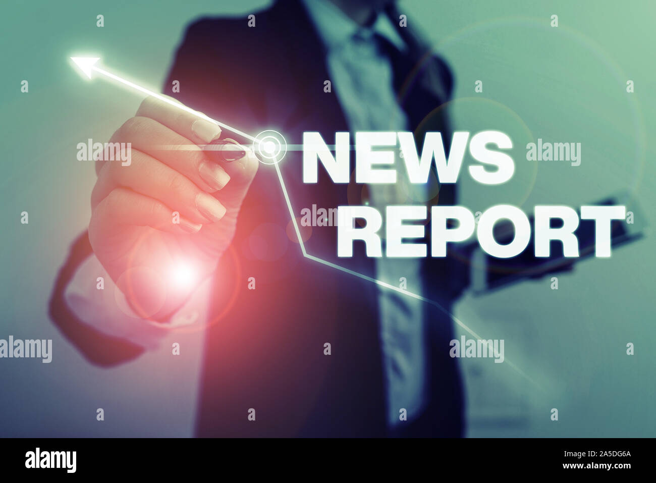 Text sign showing News Report. Business photo text spoken or written ...