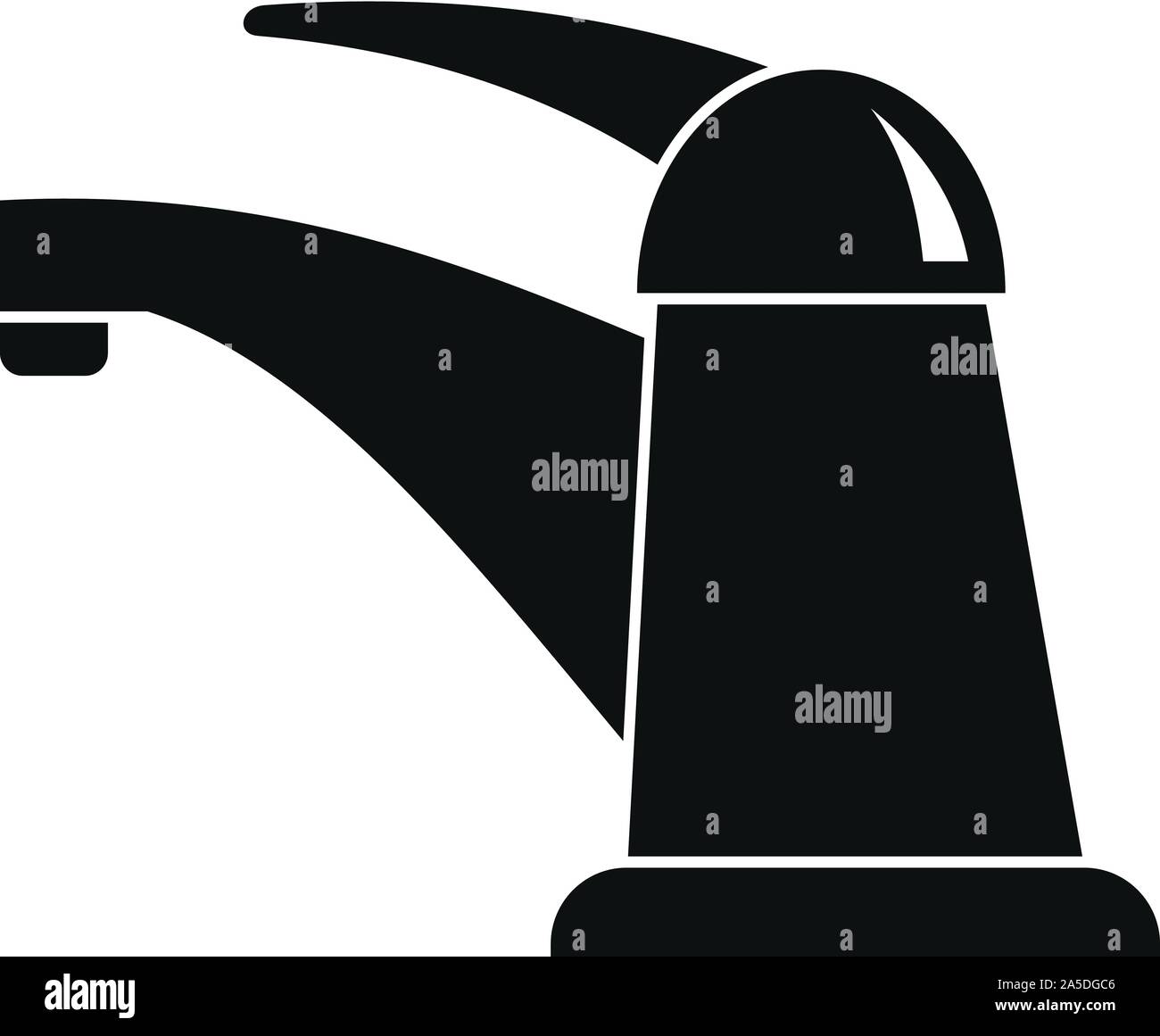 Clean water tap icon. Simple illustration of clean water tap vector ...
