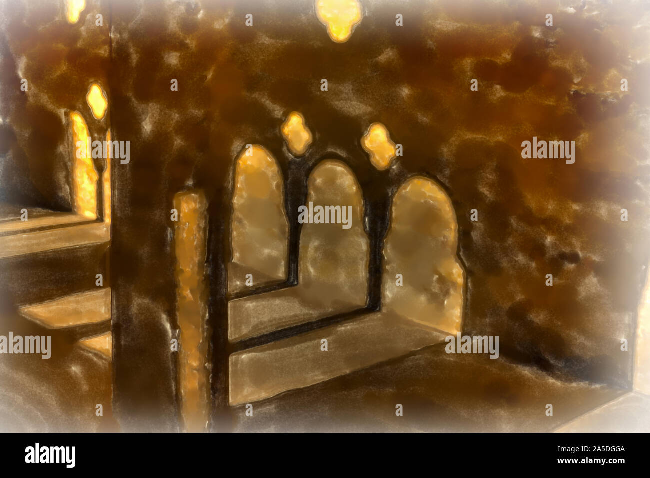 Cloister cloisters light shadow hi-res stock photography and images - Alamy