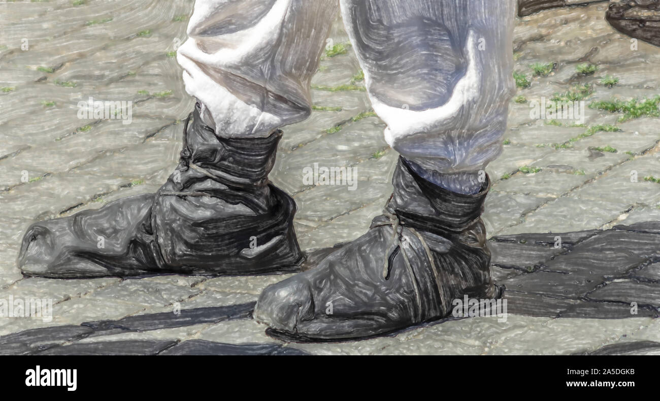 Medieval shoes feet hi-res stock photography and images - Alamy