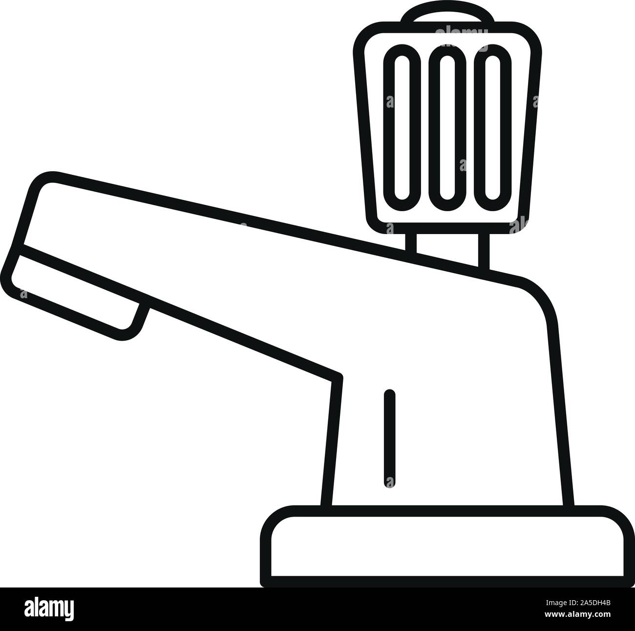 Water tap icon. Outline water tap vector icon for web design isolated ...