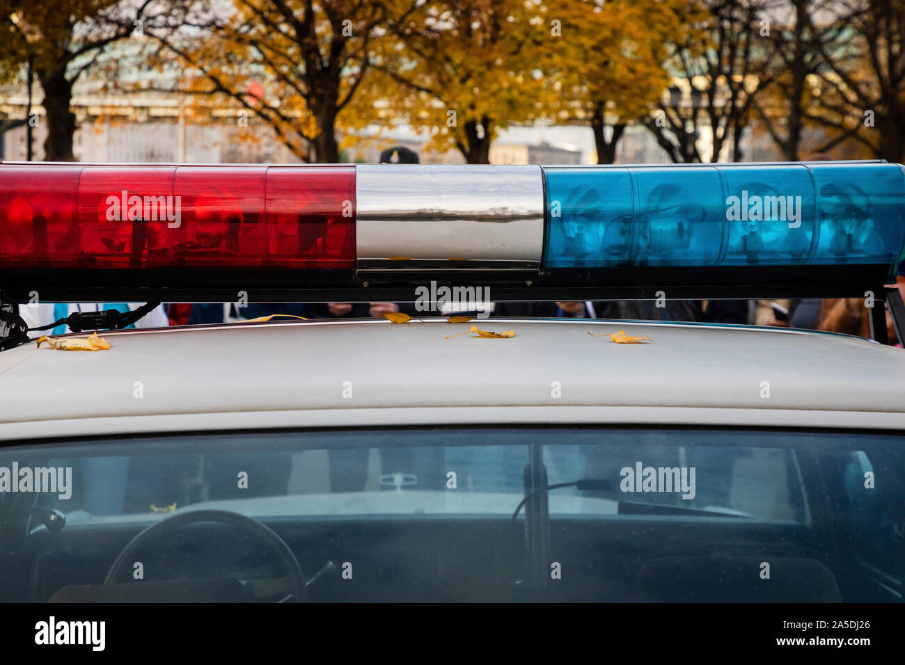 Police patrol lights on hi-res stock photography and images - Alamy