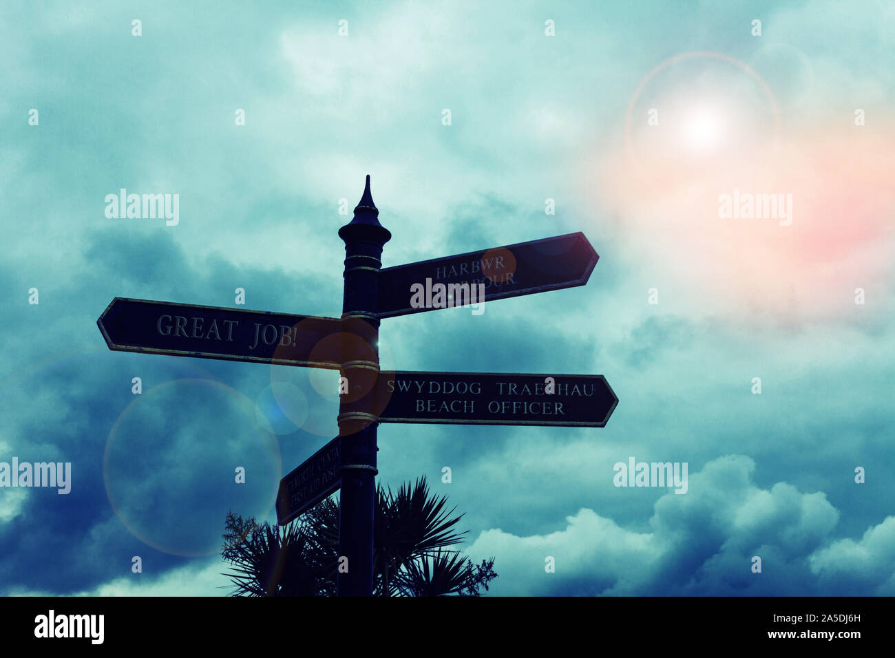 Well done road sign hi-res stock photography and images - Alamy