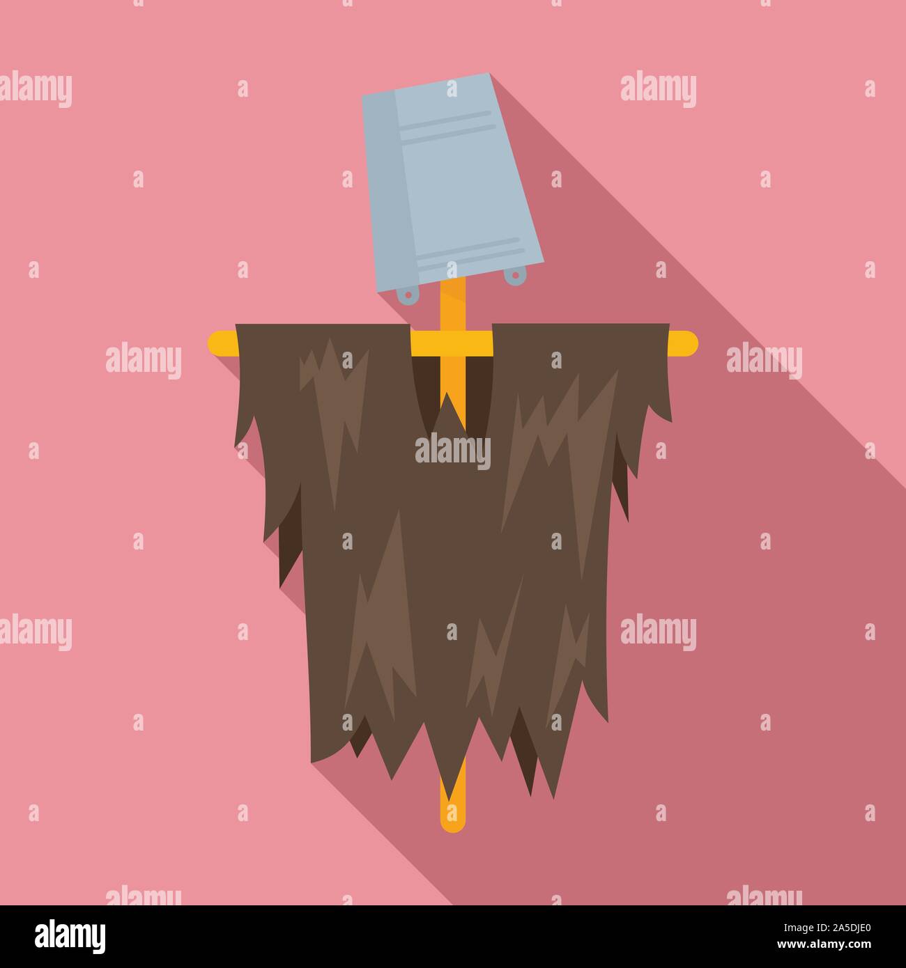 Scarecrow icon. Flat illustration of scarecrow vector icon for web ... Scarecrow icon. Flat illustration of scarecrow vector icon for web ...