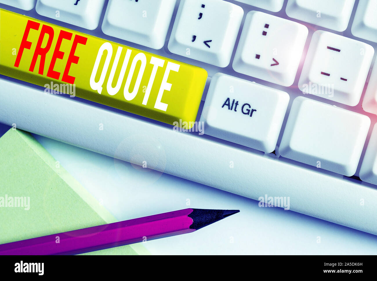 Handwriting text writing Free Quote. Conceptual photo A brief phrase ...