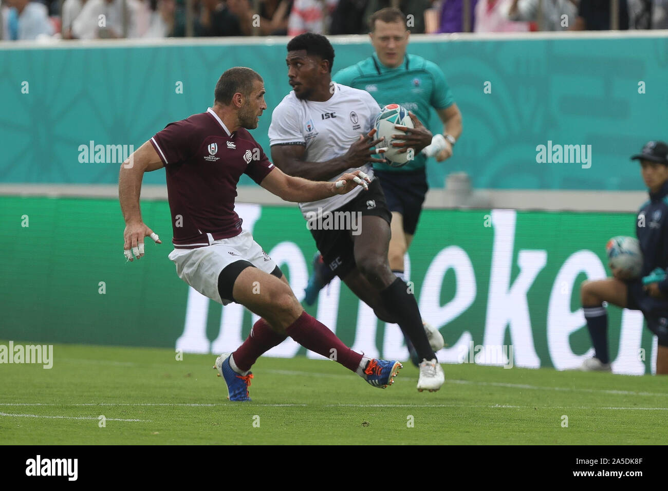 Frank Lomani of Fiji during the World Cup Japan 2019, Pool D rugby ...