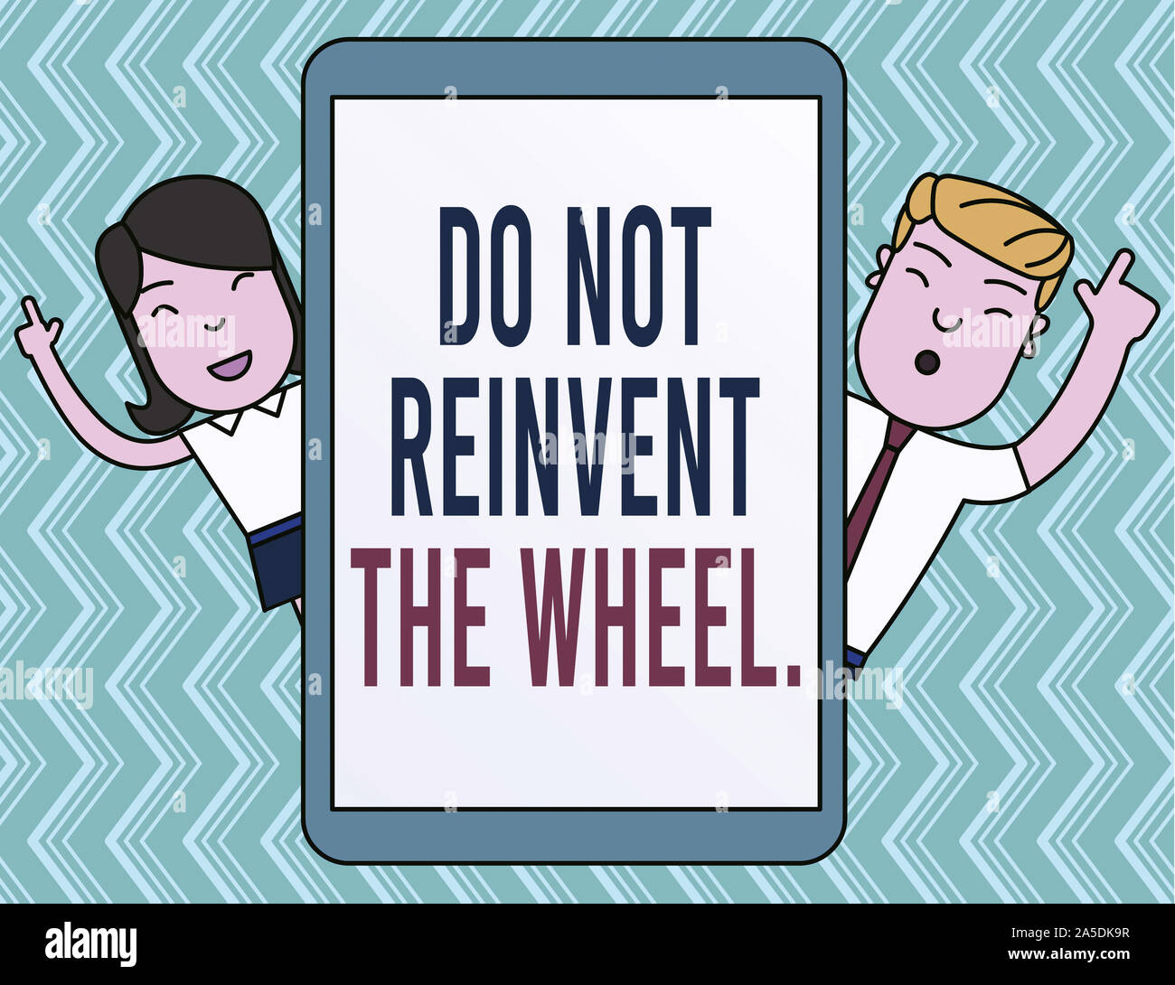 Writing note showing Do Not Reinvent The Wheel. Business concept for ...