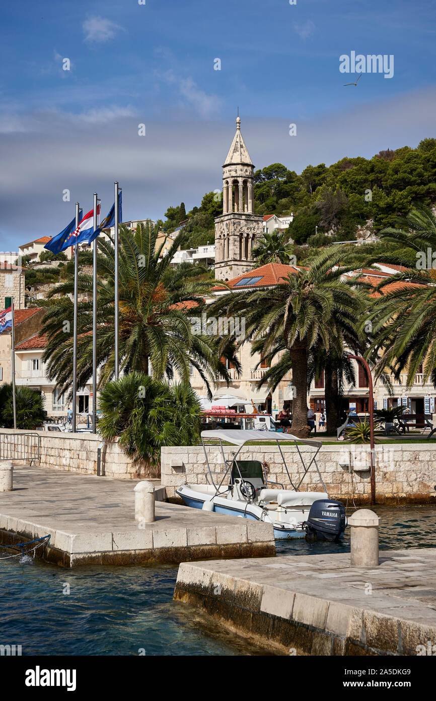 Hvar harbour from quaysideCroatia Stock Photo - Alamy