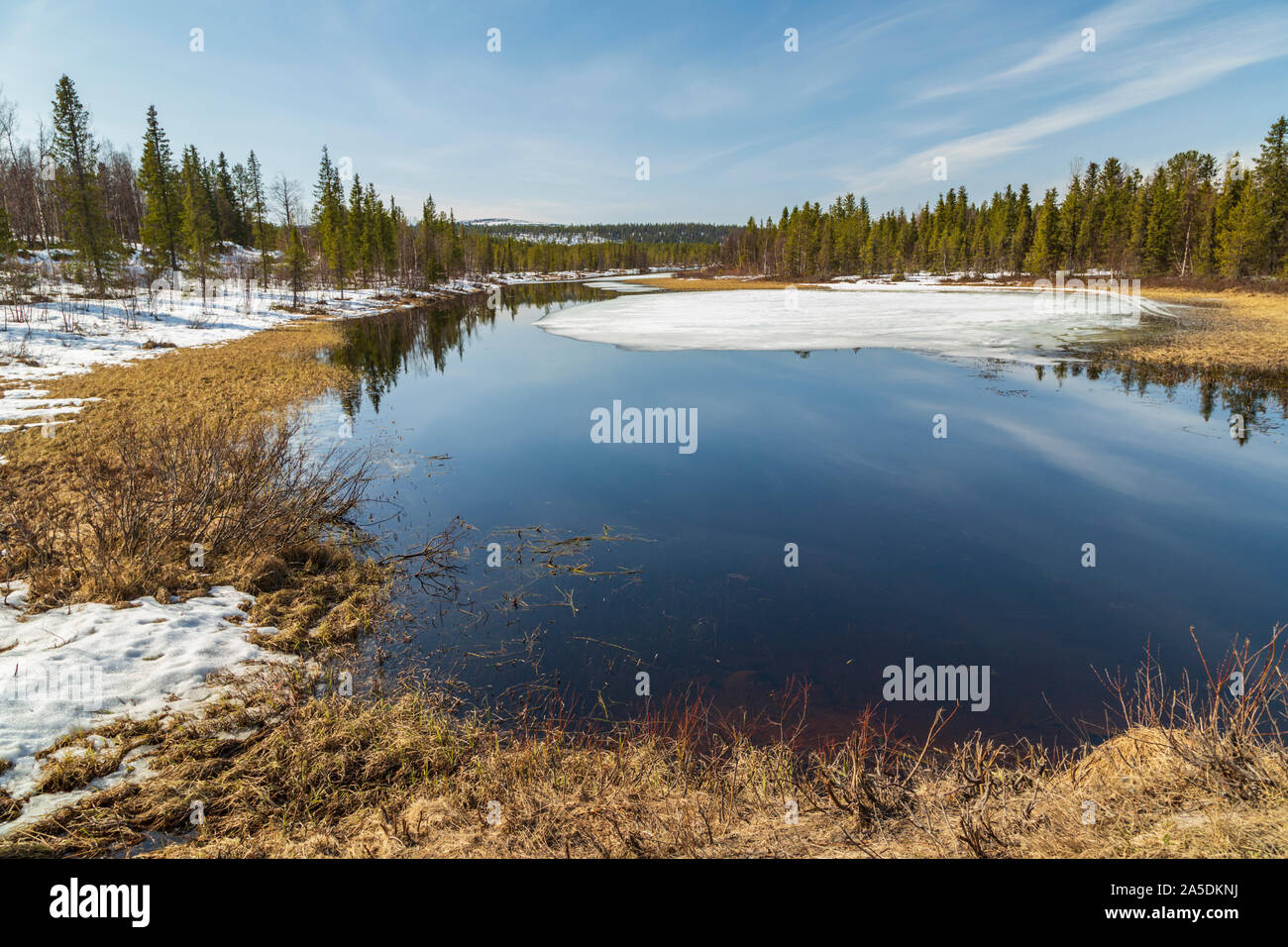 Swedish lapland spring hi-res stock photography and images - Alamy