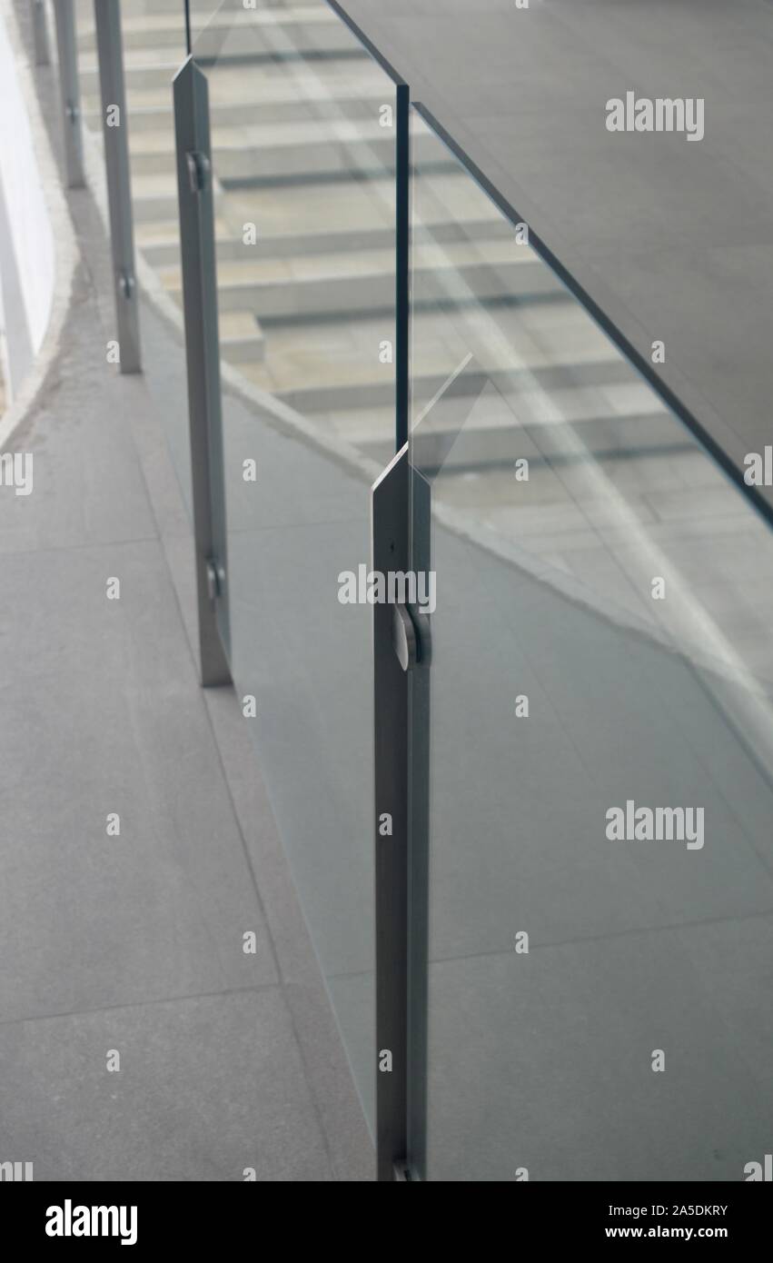 Vertical shot of a glass window on a white wall Stock Photo - Alamy