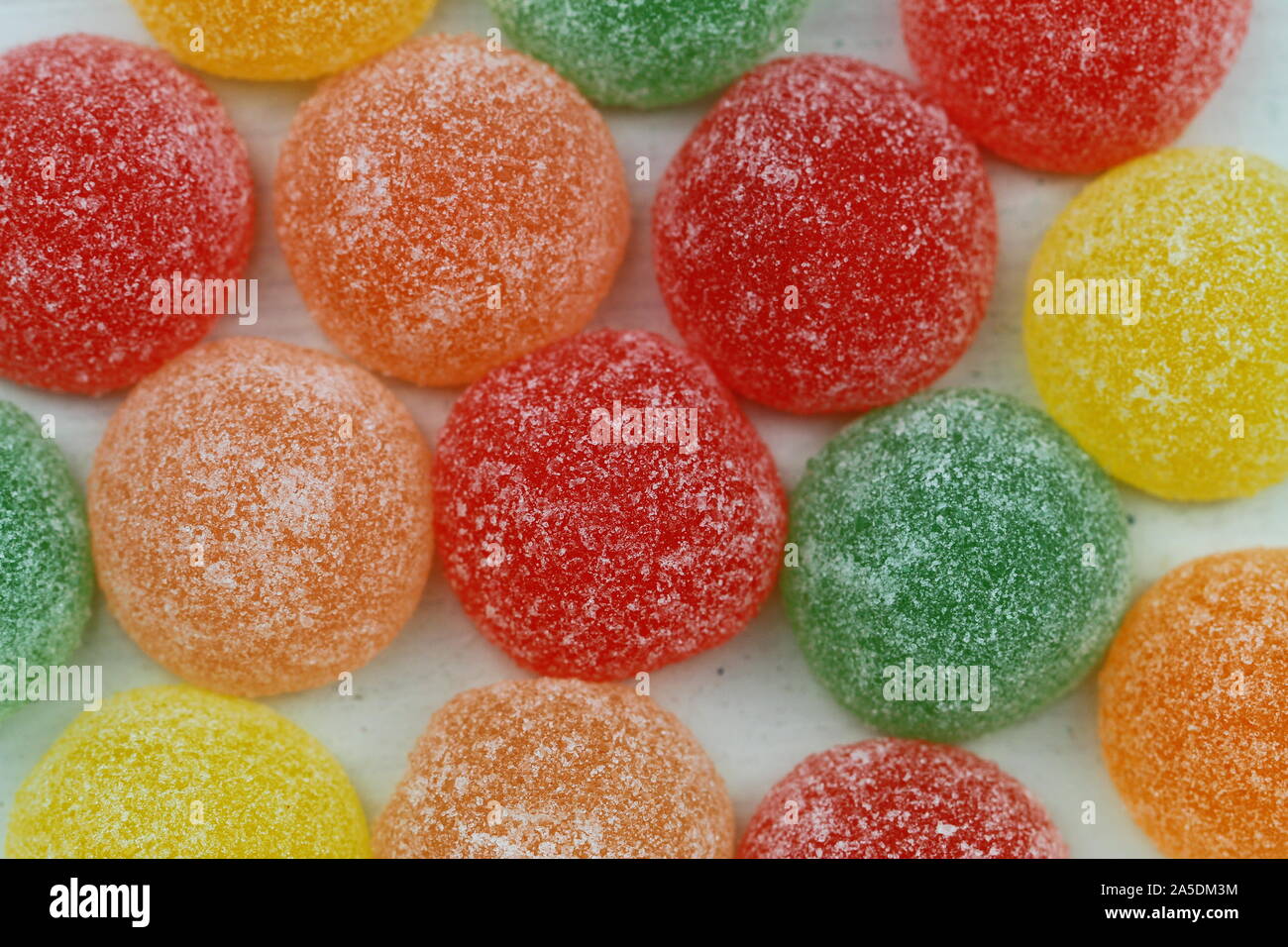 Background of colorful soft jelly sweets Stock Photo - Alamy