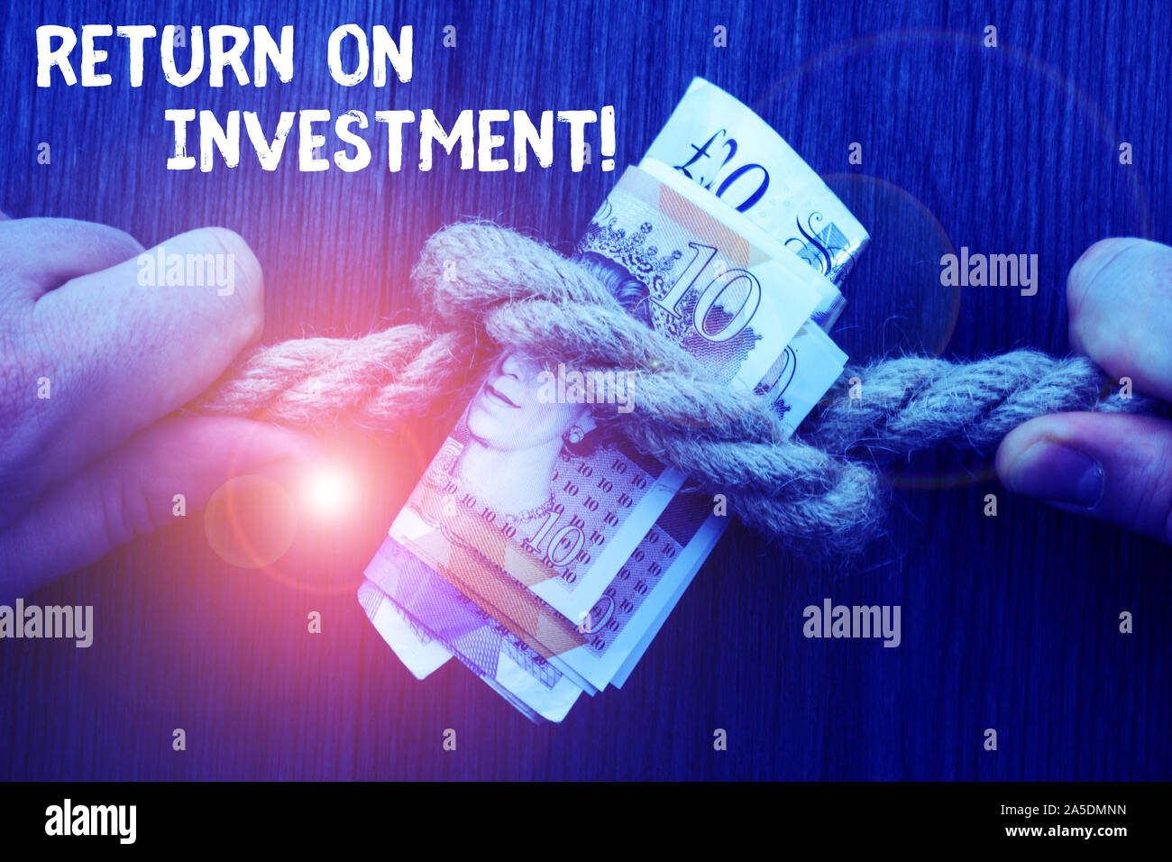 Writing note showing Return On Investment. Business concept for ...