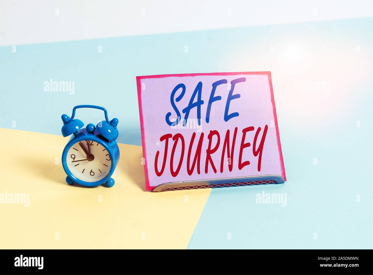 Text sign showing Safe Journey. Business photo text Blessing Bid ...