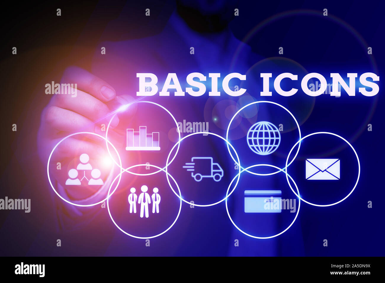 Handwriting text writing Basic Icons. Conceptual photo pictogram or ...