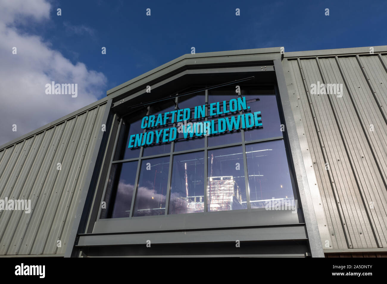 The Brewdog beer brewery headquarters in Ellon, Aberdeenshire Scotland ...
