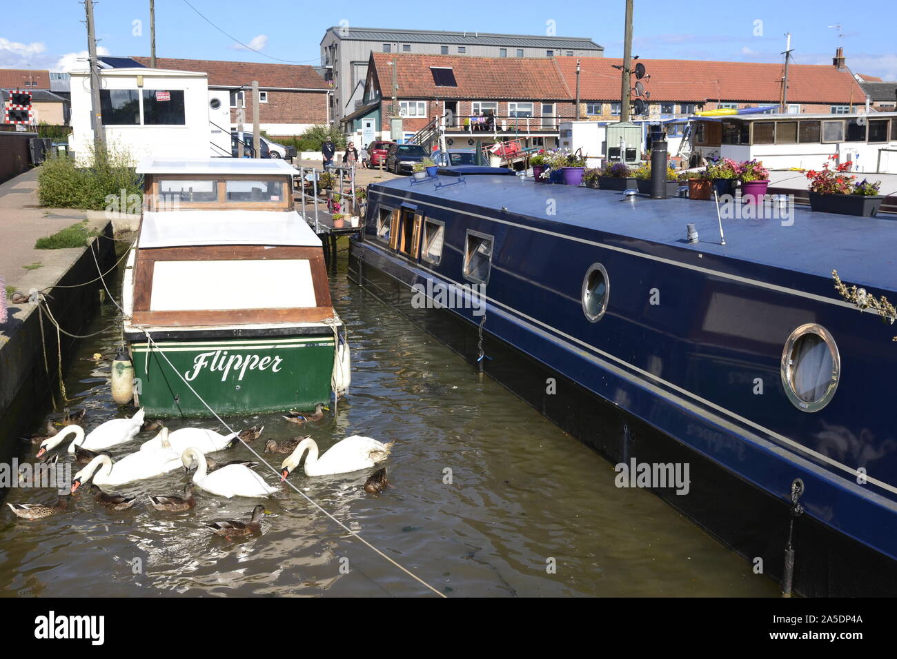 Boats on the Quayside at Woodbridge, Suffolk, UK Stock Photo - Alamy