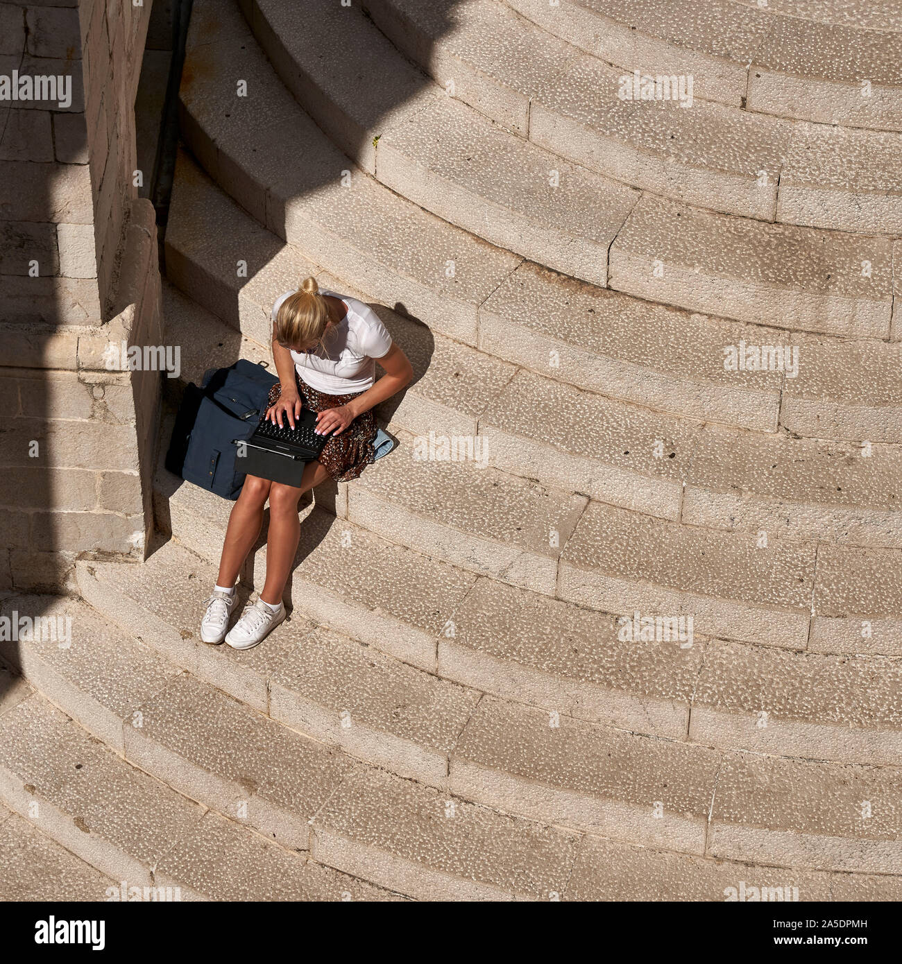 Overhead steps hi-res stock photography and images - Alamy