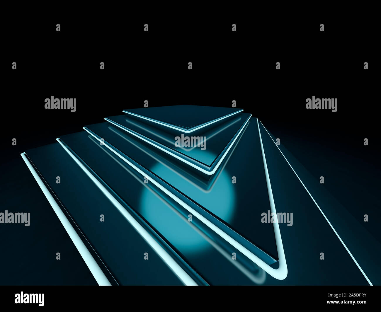 Colorful neon abstract lights. Lines. 3D rendering Stock Photo - Alamy