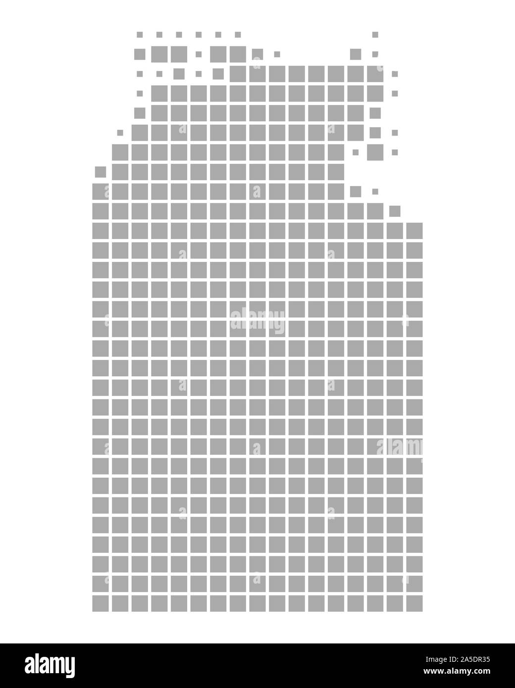 Map of Northern Territory Stock Photo - Alamy