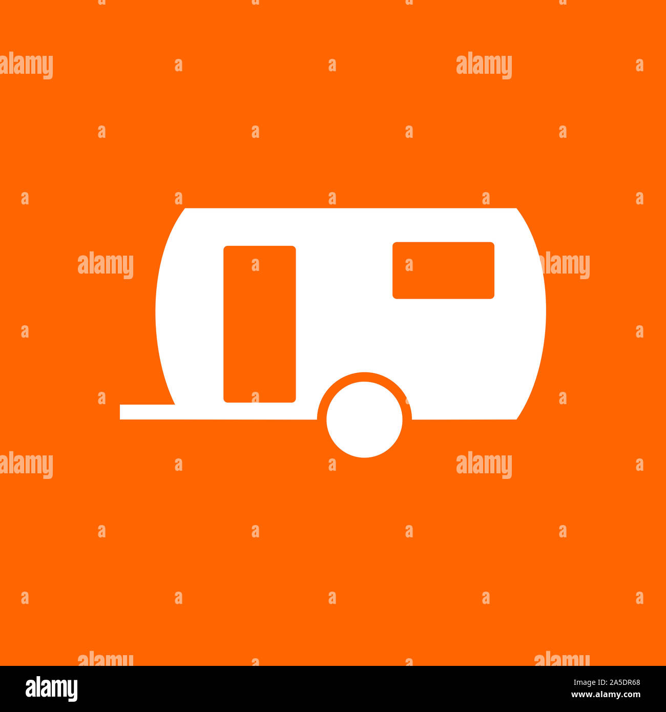 Trailer and background Stock Photo - Alamy