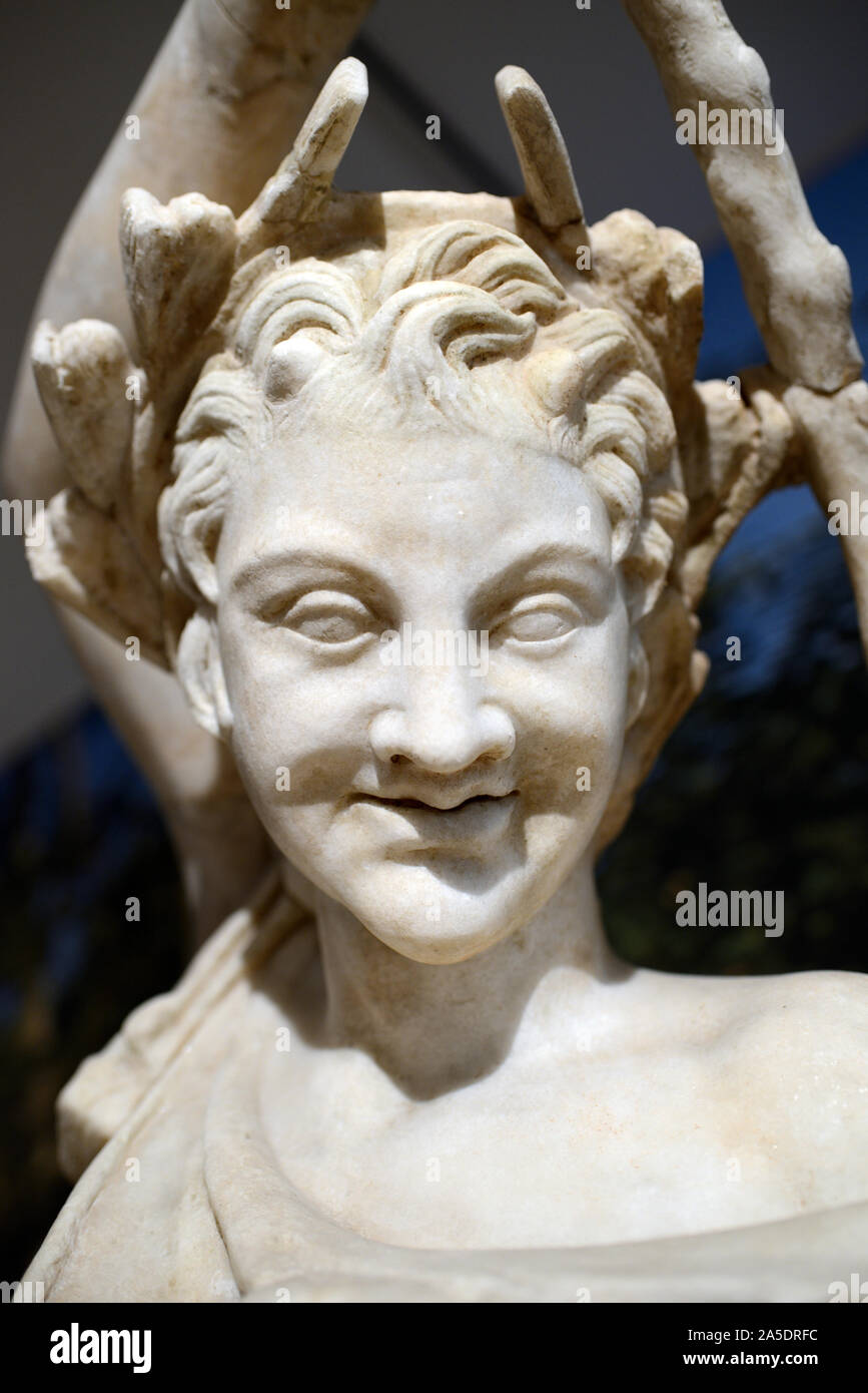 Marble Satyr from Villa in Telesia, Campania 100BC-AD50 southern Italy ...