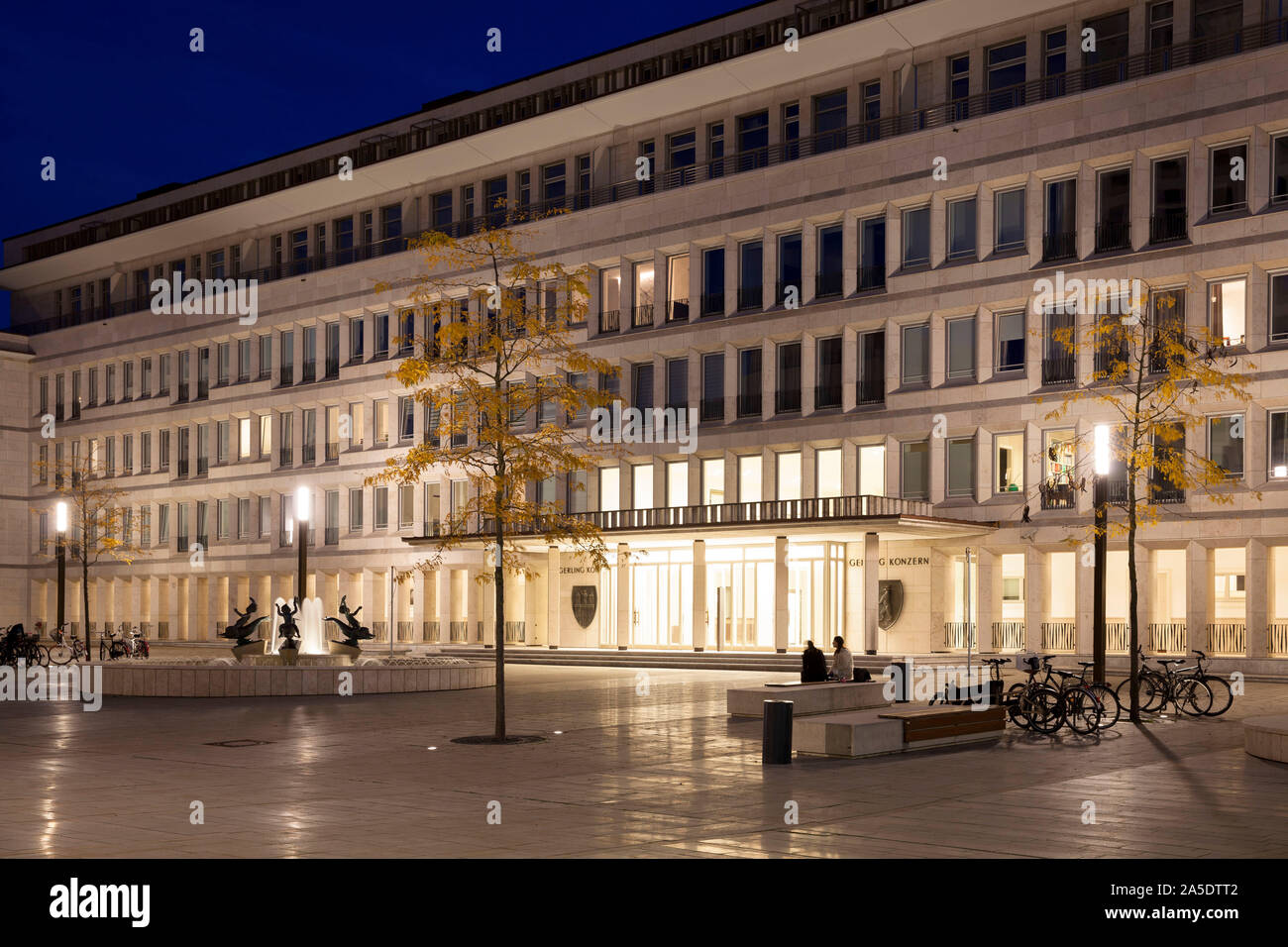 the Gereonshof in the Gerling Quartier, the former headquarters of the ...