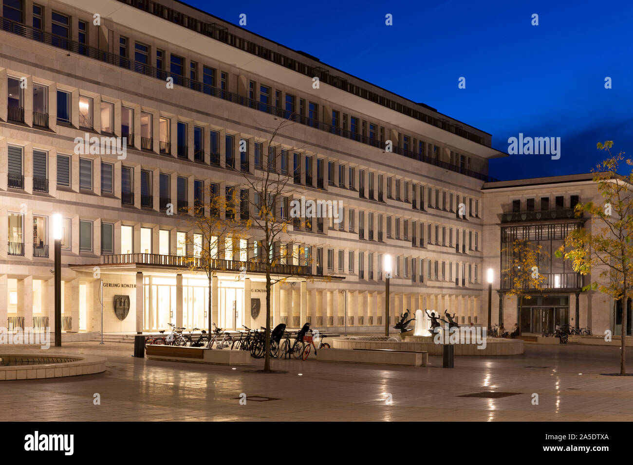 the Gereonshof in the Gerling Quartier, the former headquarters of the ...
