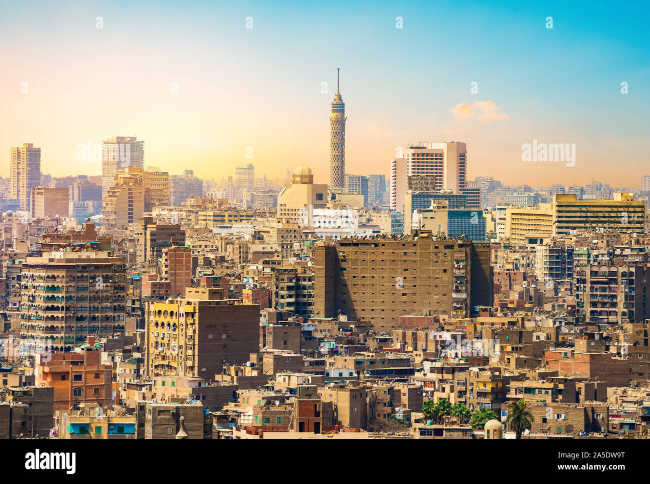 Beautiful panorama of the city of Cairo in Egypt Stock Photo - Alamy
