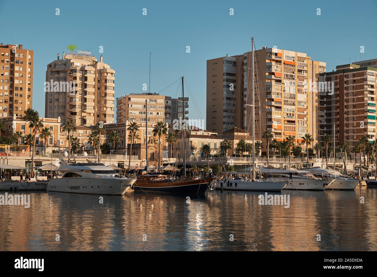 Muelle Uno. Port of Málaga, Andalusia, Spain Stock Photo - Alamy