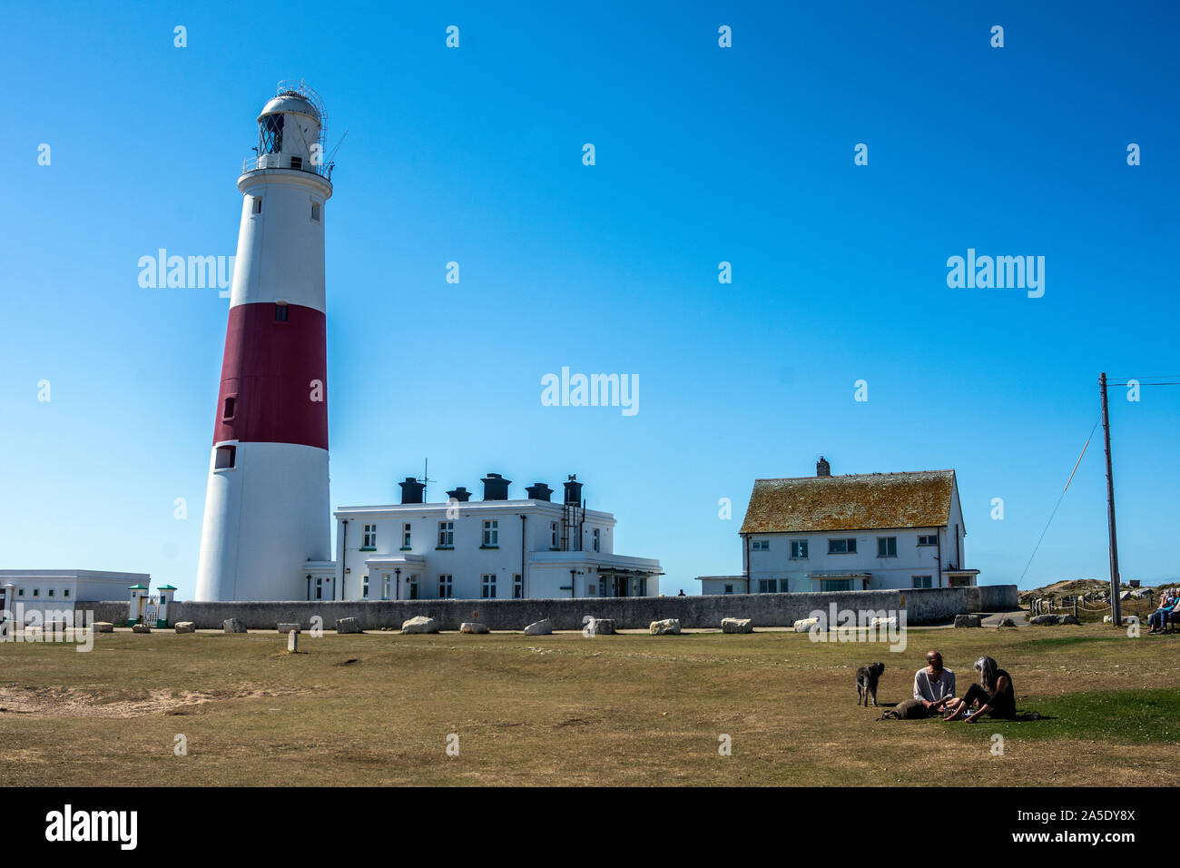 Portland Bill Lighthouse Stock Photo - Alamy