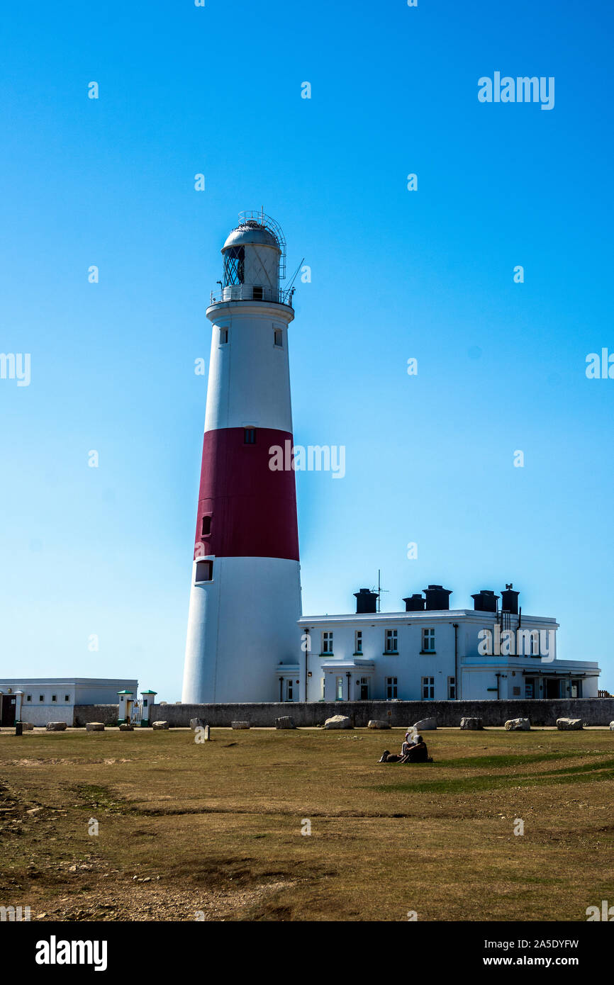 Portland Bill Lighthouse Stock Photo - Alamy