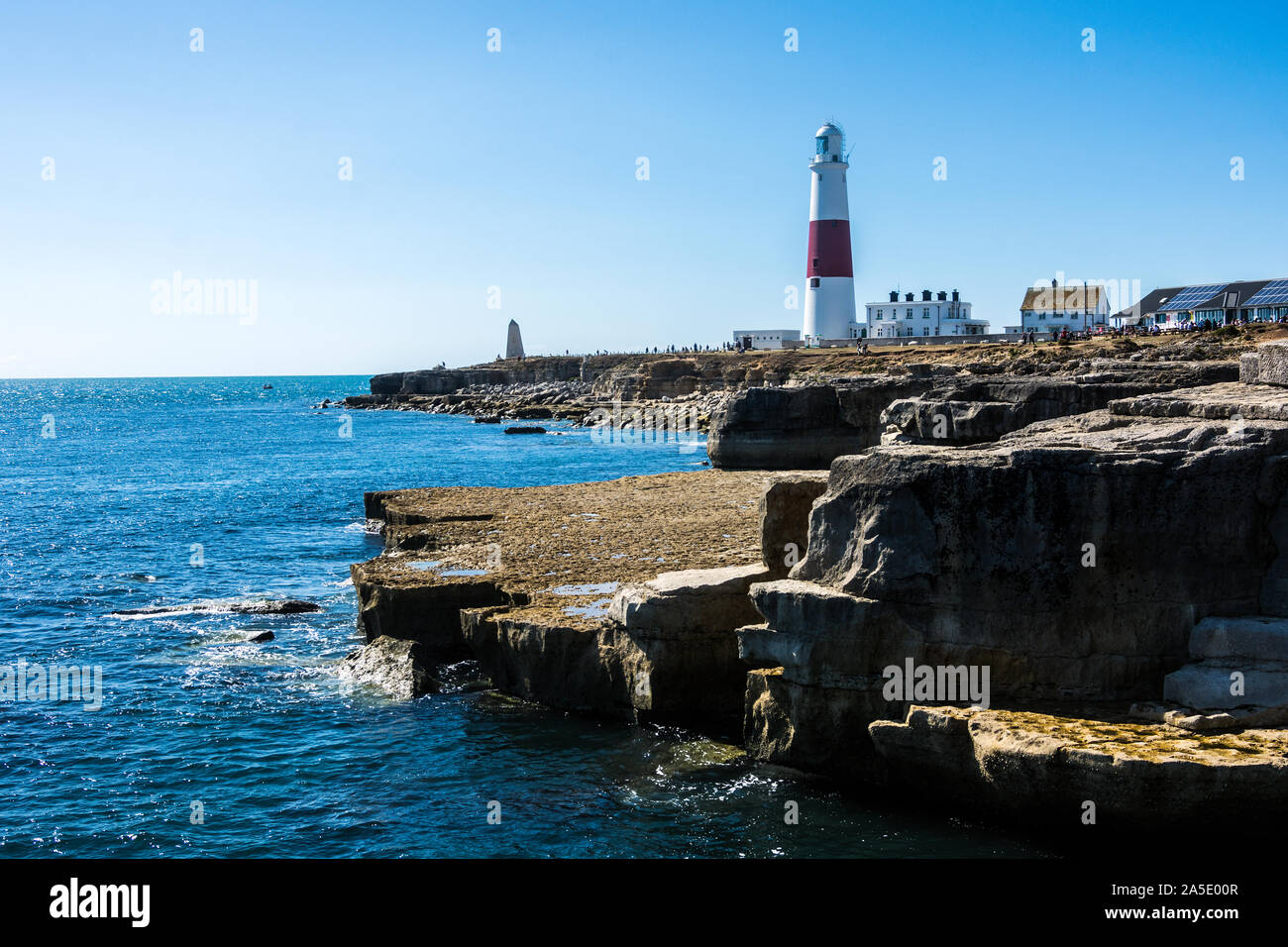 Portland Bill Lighthouse Stock Photo - Alamy