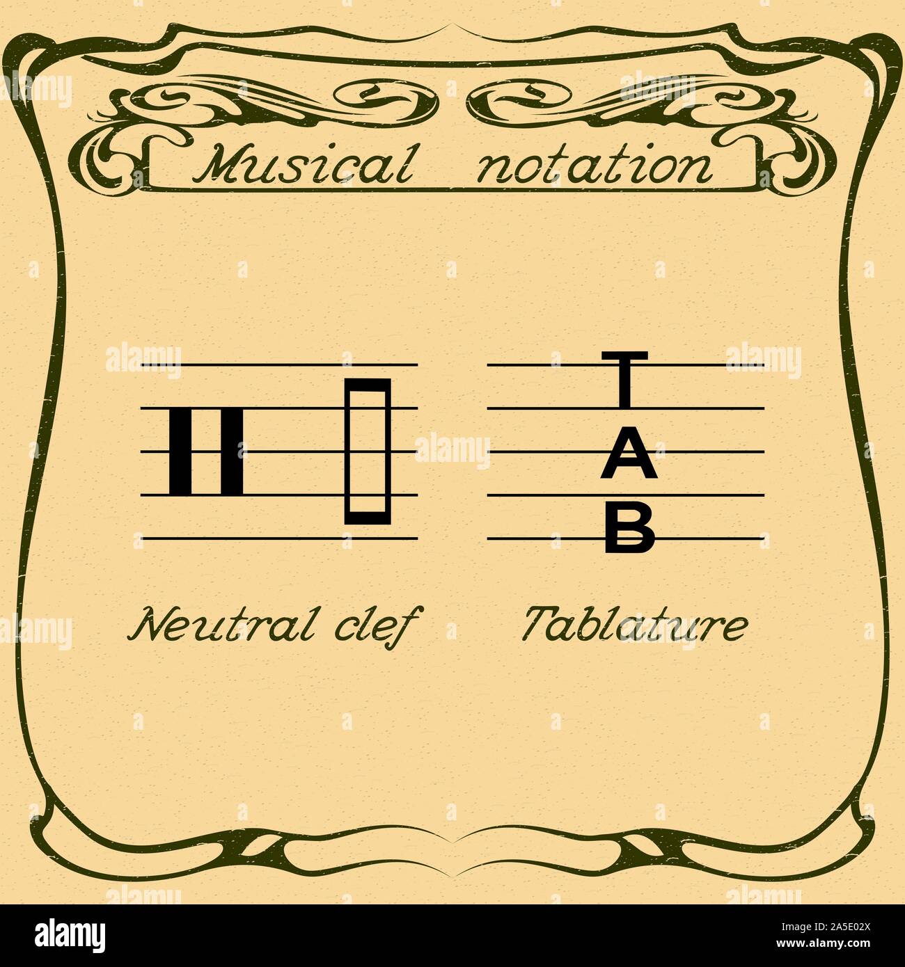 Neutral clef hi-res stock photography and images - Alamy