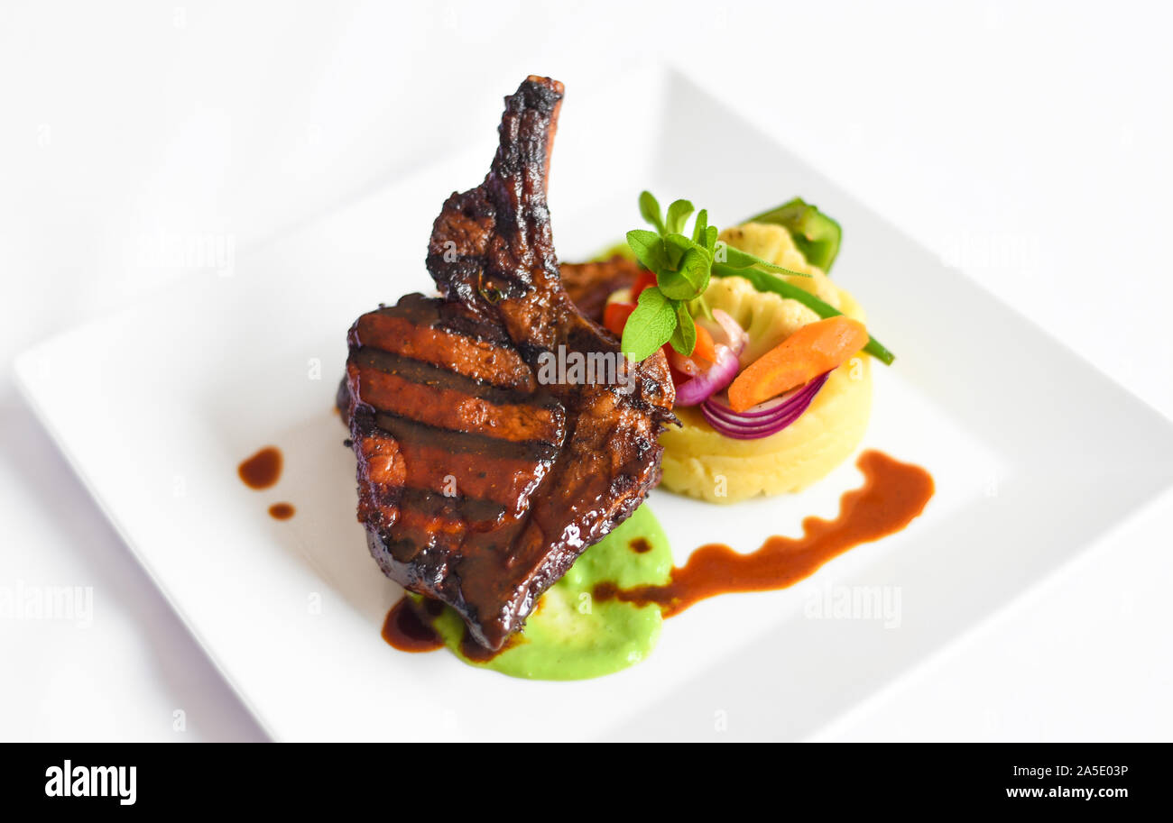 Gourmet Food Presentation Chicken