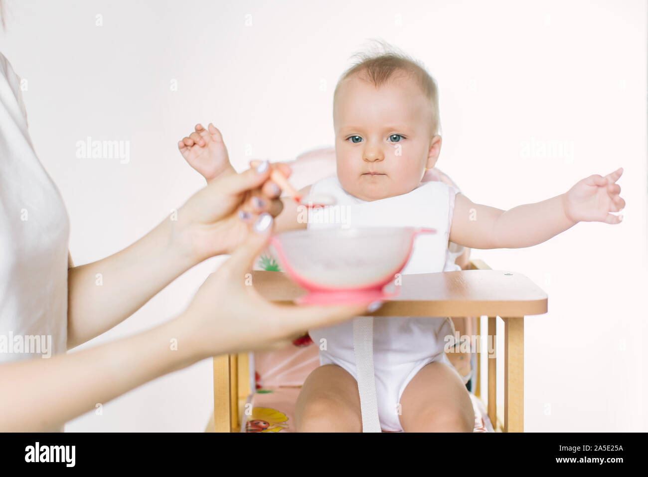 Messy mum and newborn baby hi-res stock photography and images - Alamy