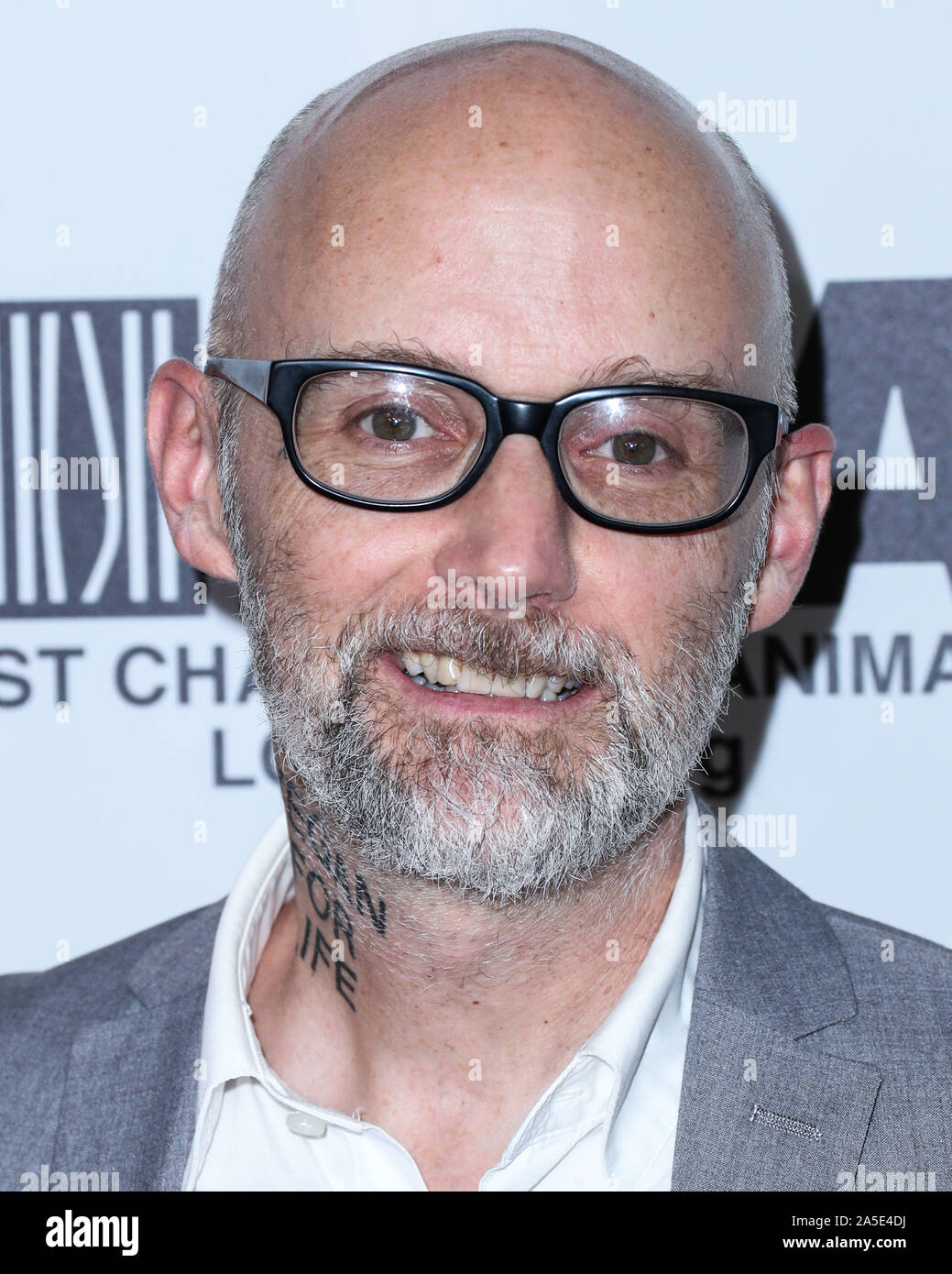 BEVERLY HILLS, LOS ANGELES, CALIFORNIA, USA - OCTOBER 19: Musician Moby ...