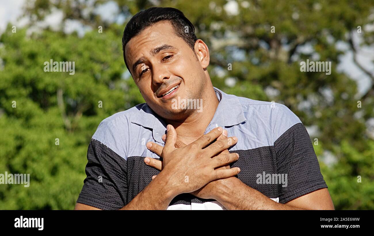 Loving Adult Hispanic Male Stock Photo - Alamy