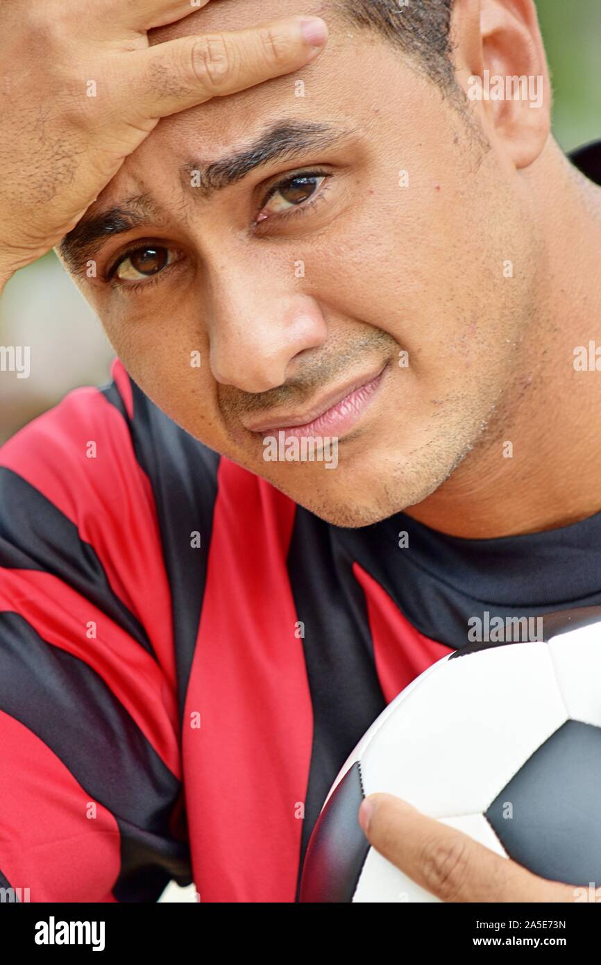 Sad soccer adult hi-res stock photography and images - Alamy