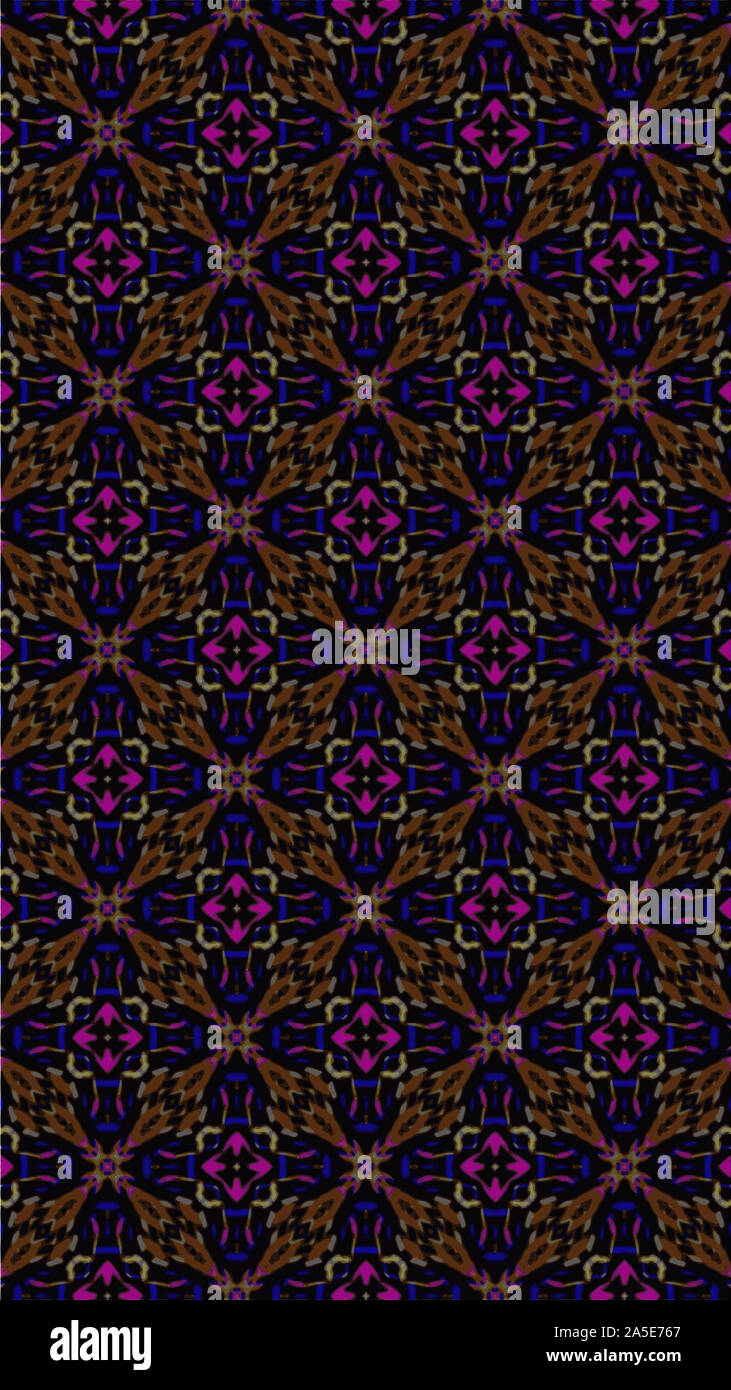 Ornate geometric pattern and abstract colored background Stock Photo ...