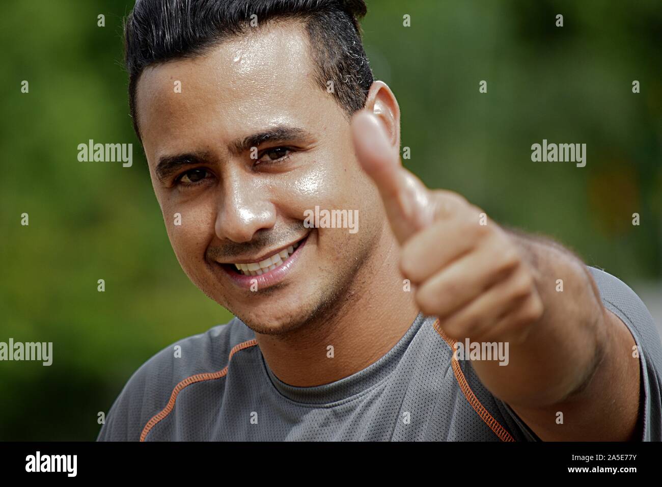 Successful Adult Male Athlete Stock Photo - Alamy