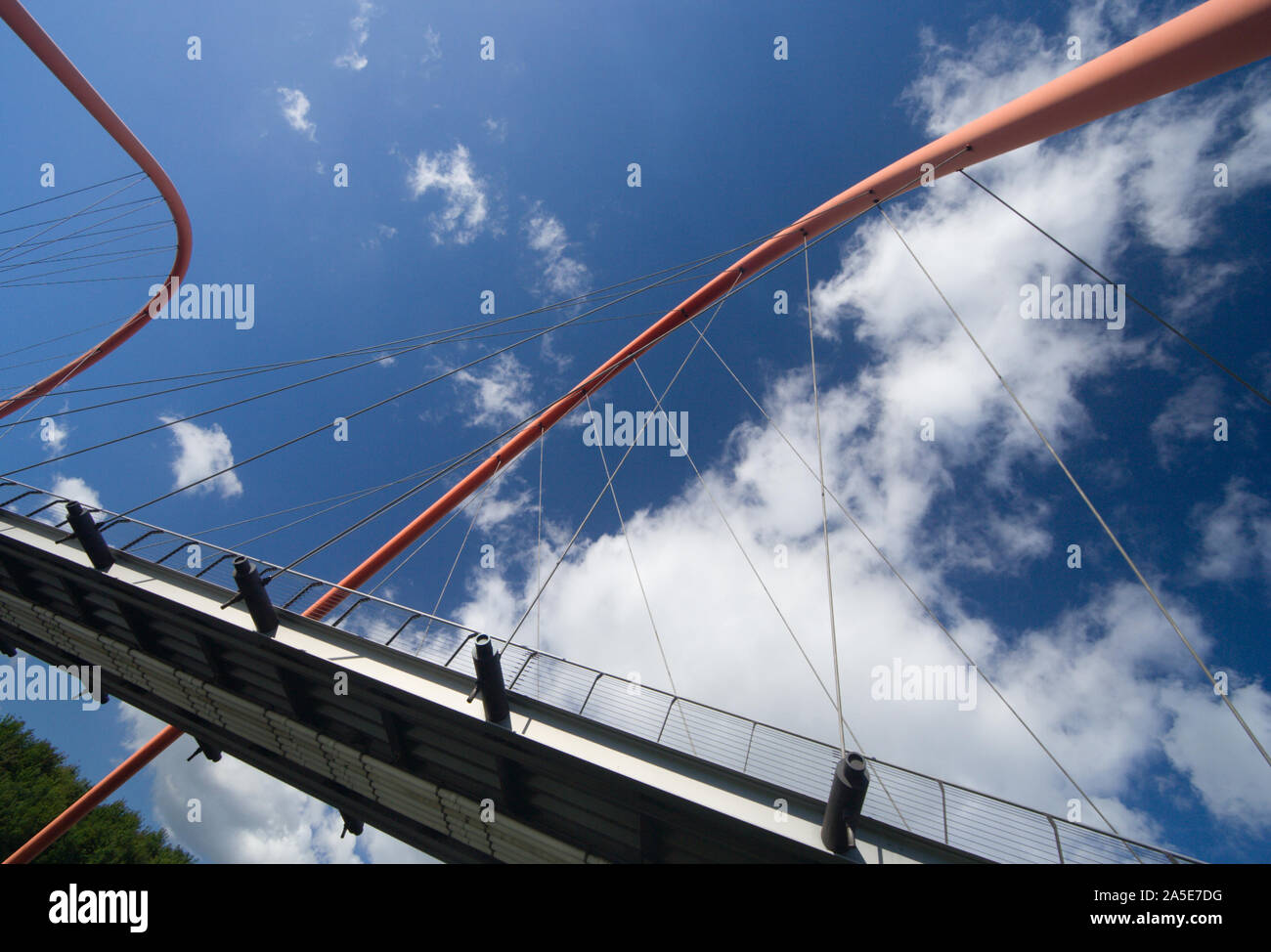 Wire rope suspension bridge hi-res stock photography and images - Alamy