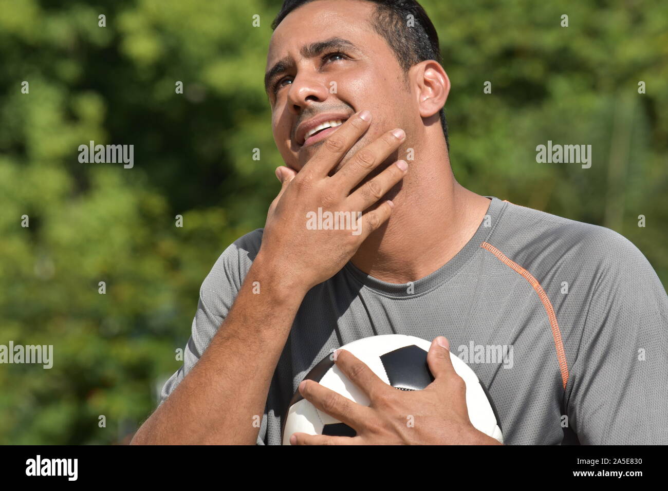 Grown soccer hi-res stock photography and images - Alamy